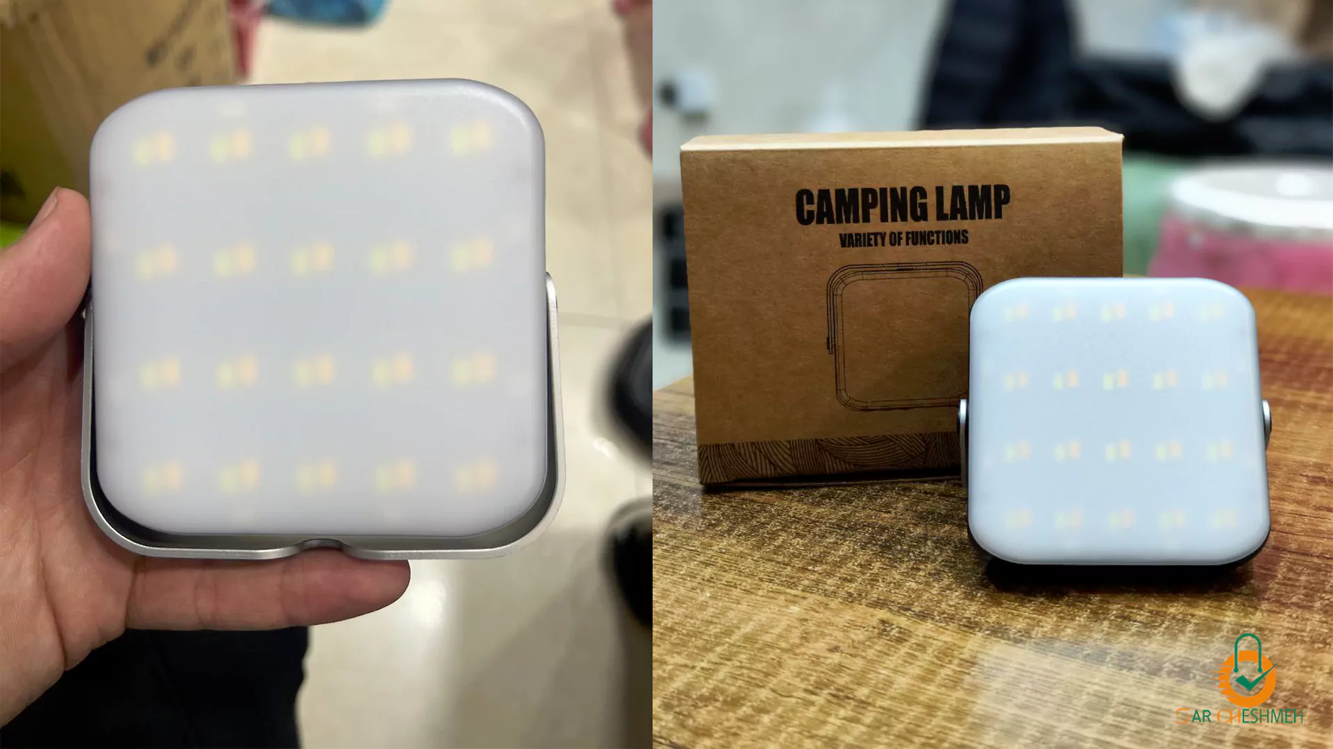 چراغ کمپینگ و چادر شارژی مدل C12 Small Travel Lamp | سرچشمه